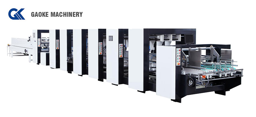 Automatic grouping folder gluer,4 and 6 corner folder gluer - Gaoke ...